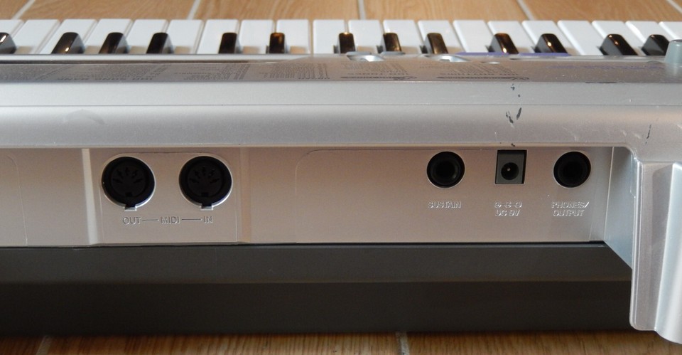 Casio CTK-496 61 Key Electric Digital Keyboard Piano w/ Power Adapter ...