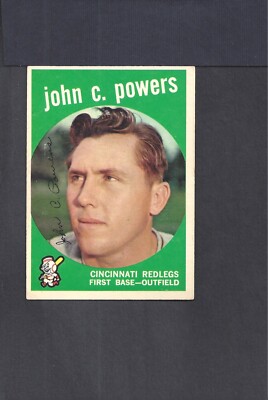 1959 TOPPS #489 JOHNNY POWERS-4--REDS--NO CREASES--EX/EX/MT | eBay