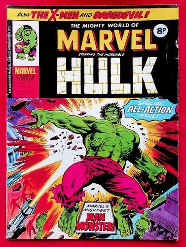The mighty world of Marvel N° 189 : Hulk - May 15, 1976 - Daredevil | eBay