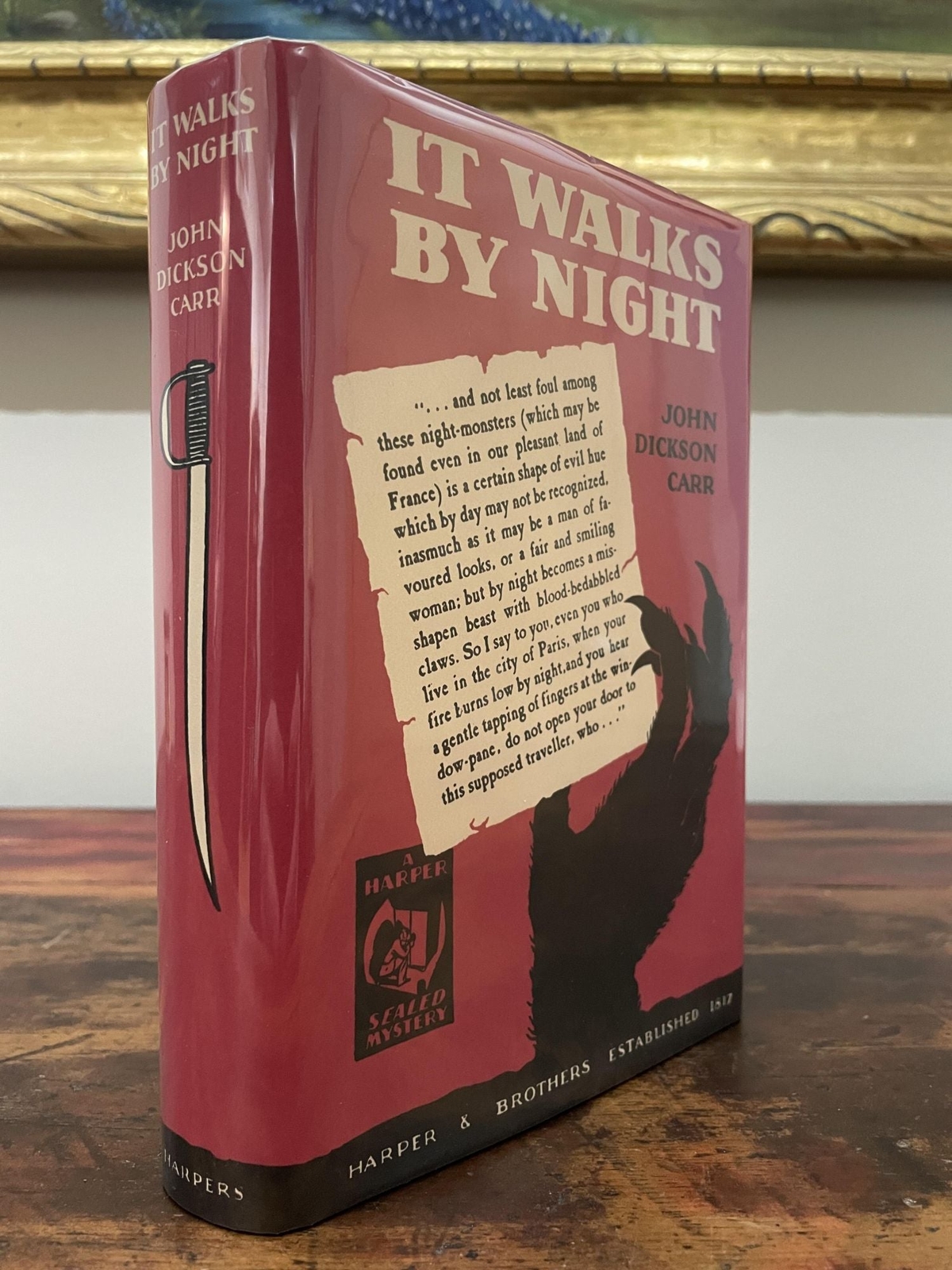 John Dickson Carr / It Walks By Night 1st Edition 1930 | eBay