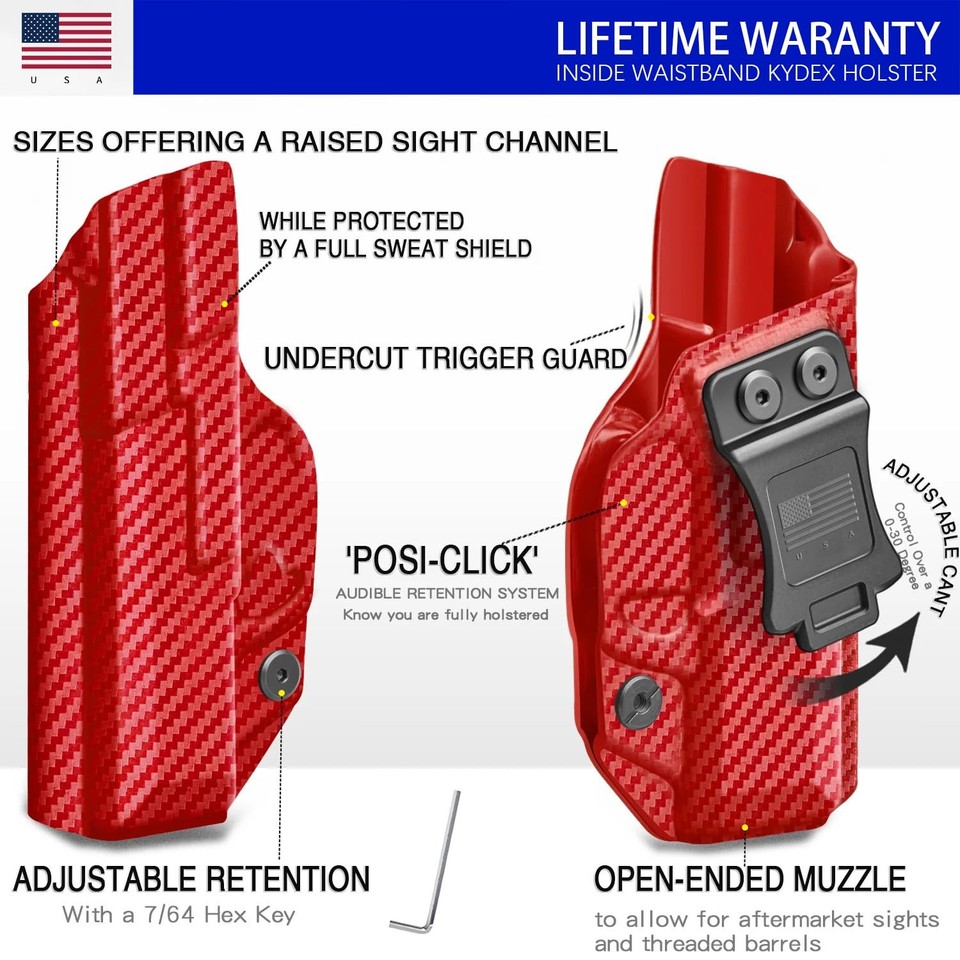 Taurus G3 Holster IWB OWB Kydex Holster Fit: Taurus G3 9mm/.40 Pistol ...