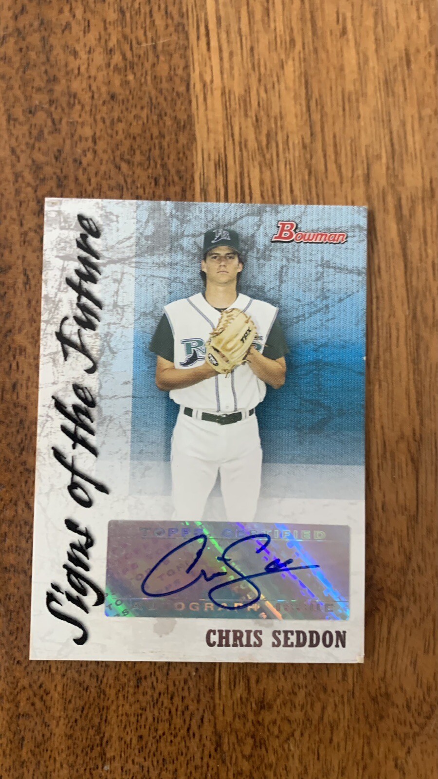 2007 Bowman Signs of the Future #SOF-CJS Chris Seddon Rays Auto Rookie | eBay