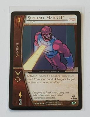2004 VS SYSTEM SENTINEL MARK II ARMY GAME CARD | eBay