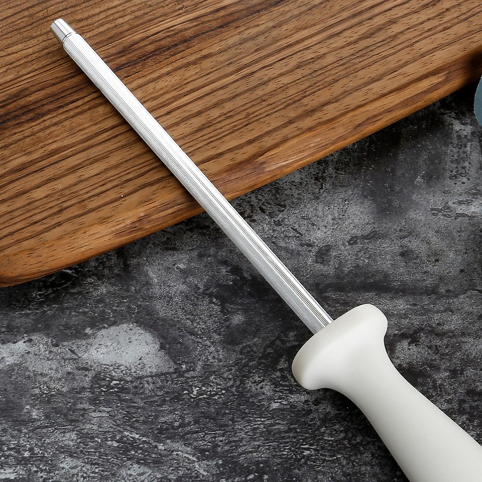 Professional Stainless Steel Knife Sharpener Stick Kitchen Knife ...