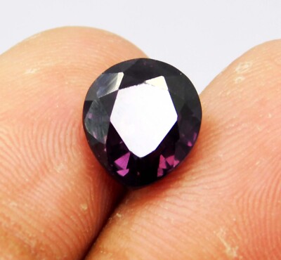 4.90 Ct Natural Purple Blue Benitoite Pear Cut Certified Loose Gem 10 ...