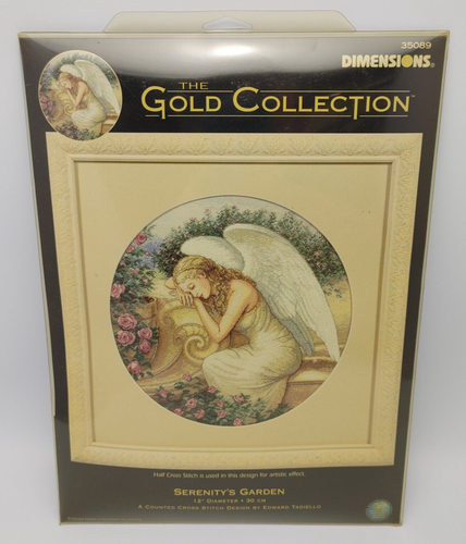 Dimensions Gold Collection SERENITY’S GARDEN Counted Cross Stitch ...