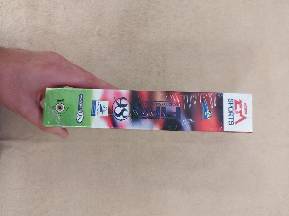 FIFA ROAD TO WORLD CUP 98 (PC, 1997) BIG BOX CTO VIDEOGAME NEW SEALED ...