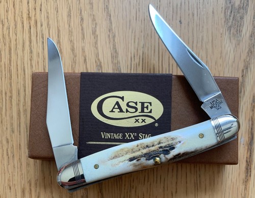 CASE STAG MUSKRAT KNIFE NEVER USED IN BOX # SS N9 | eBay