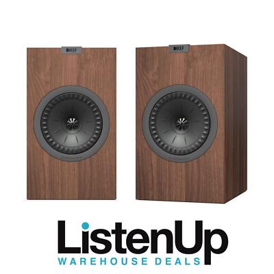 KEF Q350 Bookshelf Speakers with Uni-Q Driver Array - Pair - Walnut | eBay