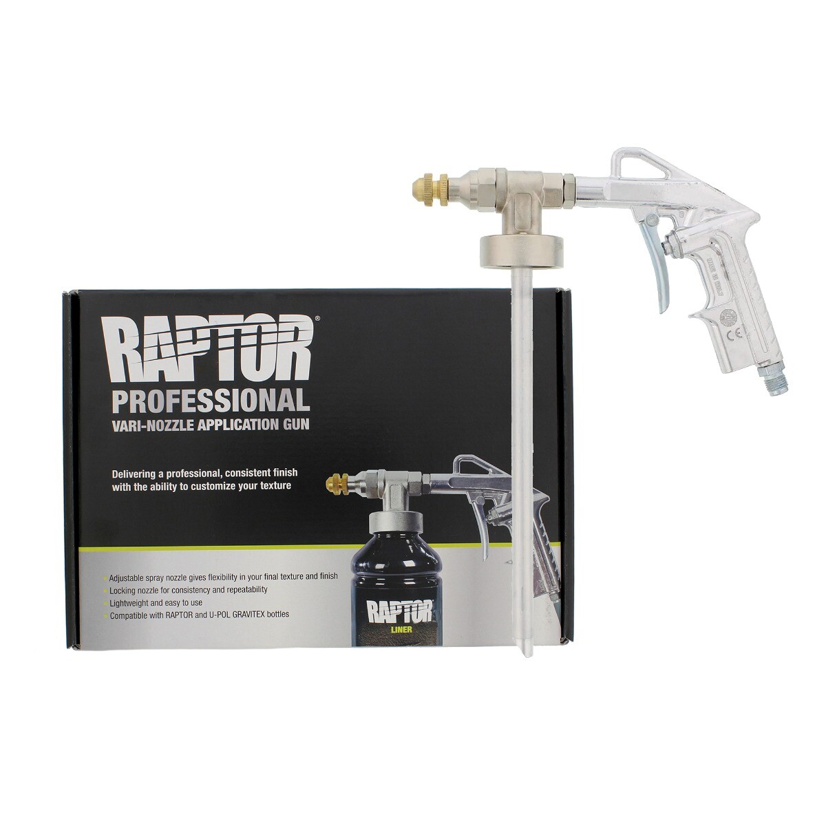 U-POL UPOL 4880 Raptor GRAVITEX Professional Vari-nozzle Application ...