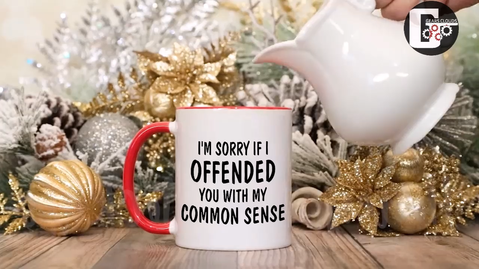 Offend You funny sarcastic coffee mug CUP GIFT ceramic 11oz 15oz | eBay