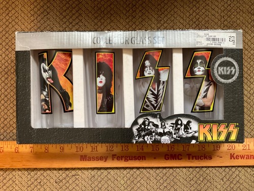 KISS COLLECTOR'S SERIES 10 oz. GLASS 4-PACK In box | eBay