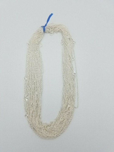 WHOLESALE LOT OF 5 PIECES OF STERLING SILVER PLATED 30 INCH ROPE ...