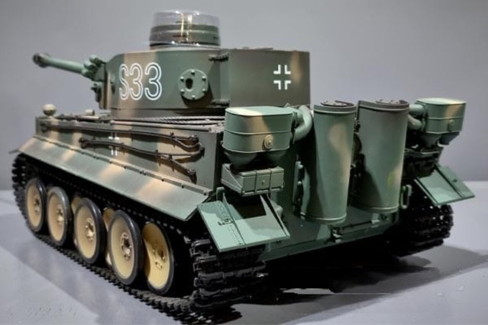 RC Tank Heng Long German Tiger 1 S33 Upgrade Edition 1/16 Scale Heavy ...