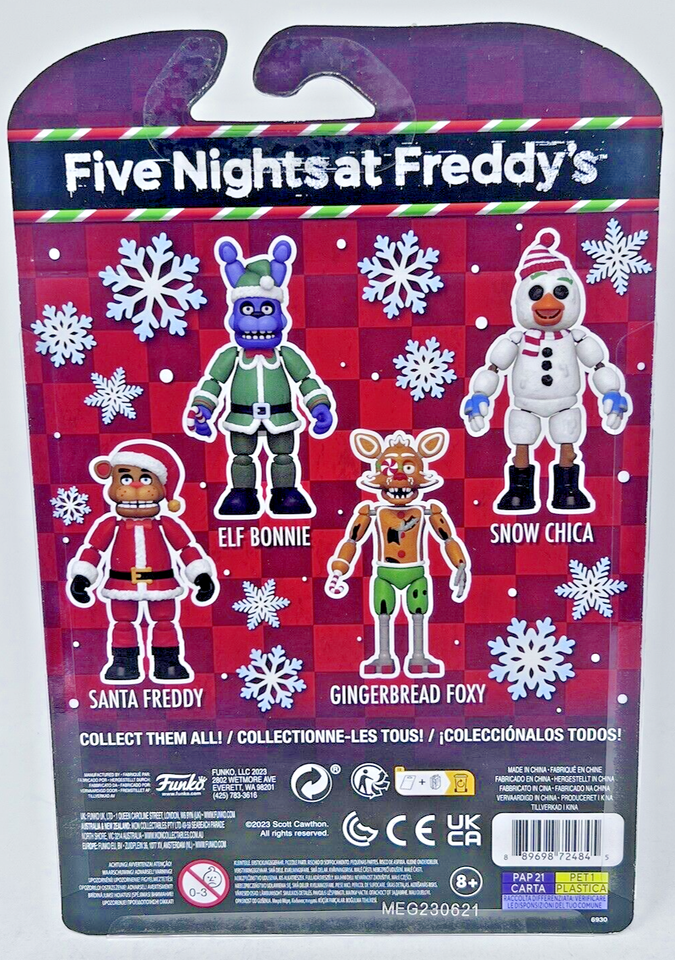 Funko Five Nights at Freddy's FNAF Holiday Santa Freddy Action Figure ...