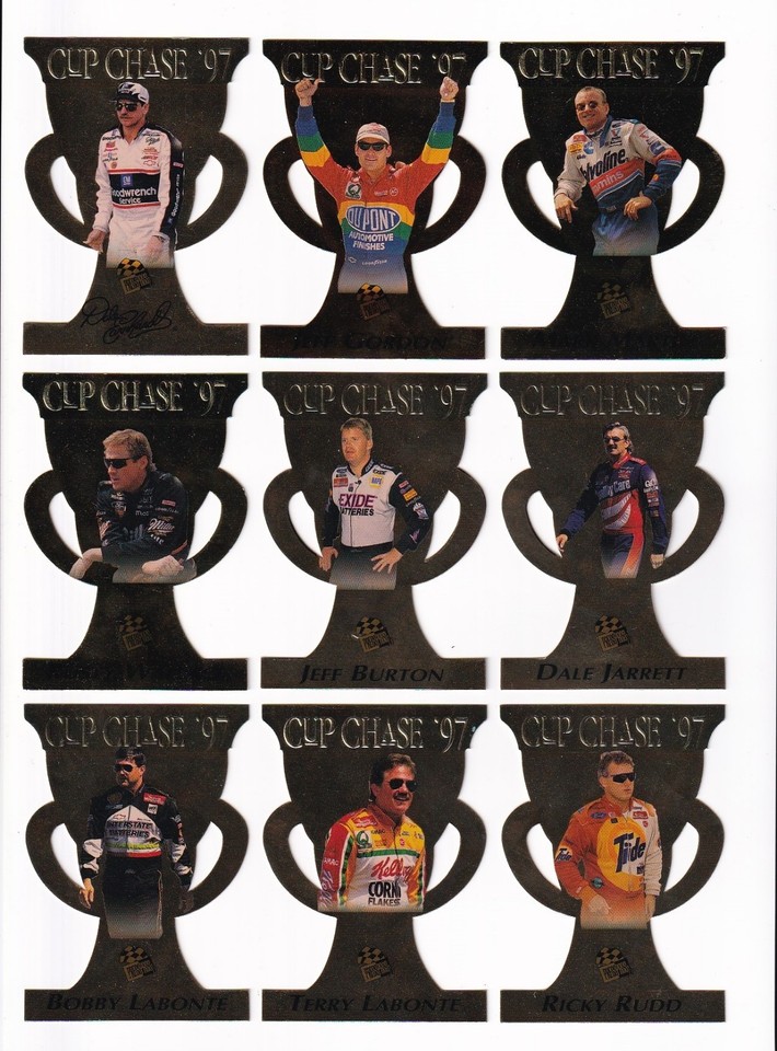 1997 Press Pass CUP CHASE DIE-CUT GOLD #CC 4 Ricky Craven--ONE CARD ...