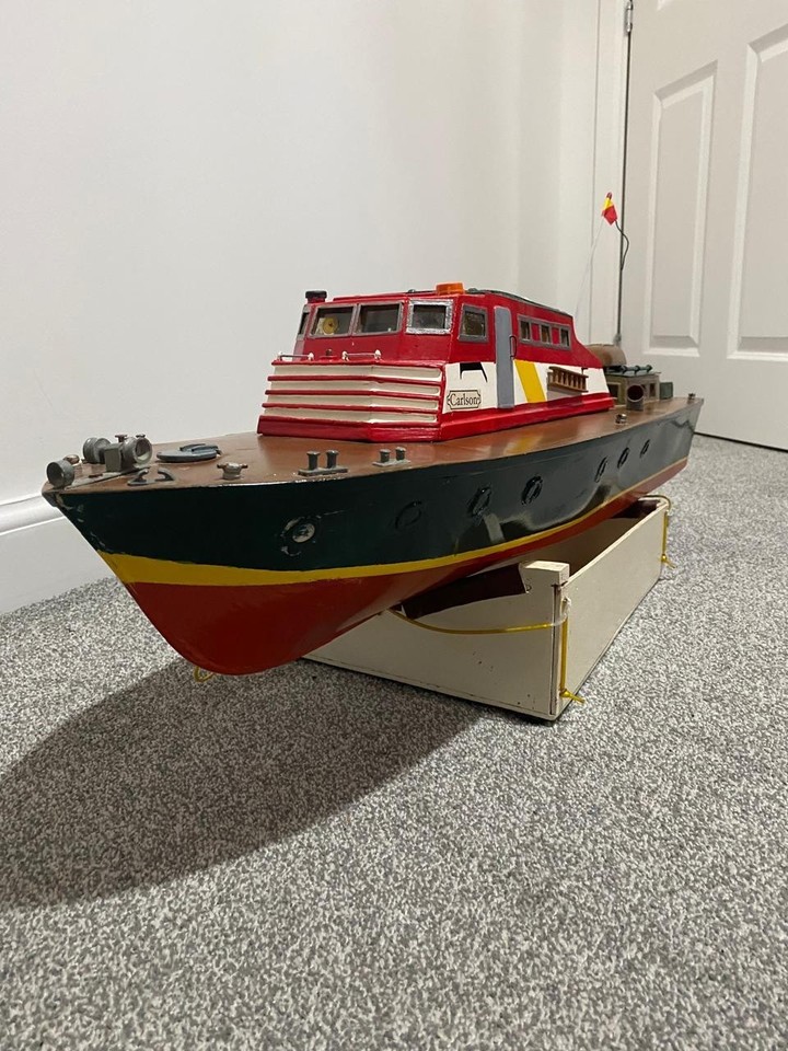Carlson Vintage RC Boat 3ft Length | eBay UK