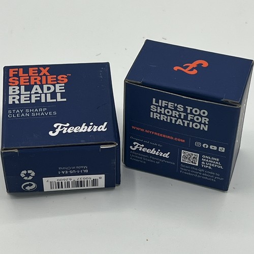 Freebird Flex Series Blade Refill 2-Pack Flexible Replacement Stainless ...