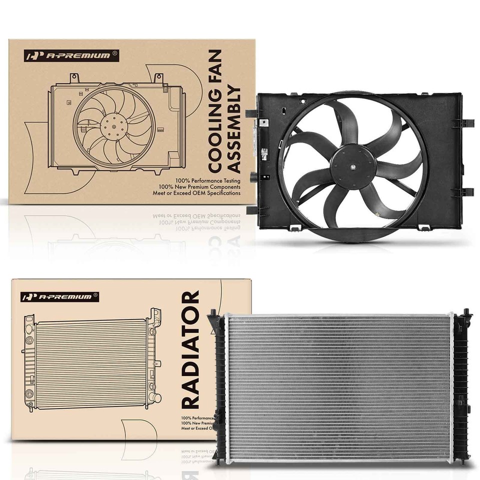 Radiator & Cooling Fan Assembly Kit for Ford Fusion Mercury Milan ...