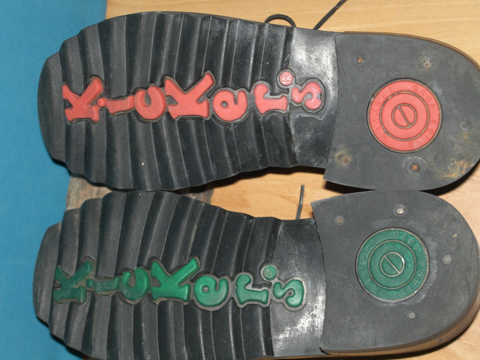 1990s vintage Kicker's Black/white chunky spectator S… - Gem