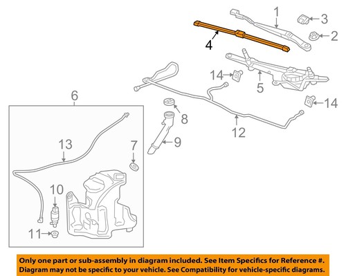 GM OEM 17-19 LaCrosse Wiper Washer Components-Wiper Blade Right ...