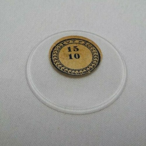 THICK GLASS POCKET WATCH CRYSTAL VTF NEW OLD STOCK SIZE 15 REPLACEMENT ...