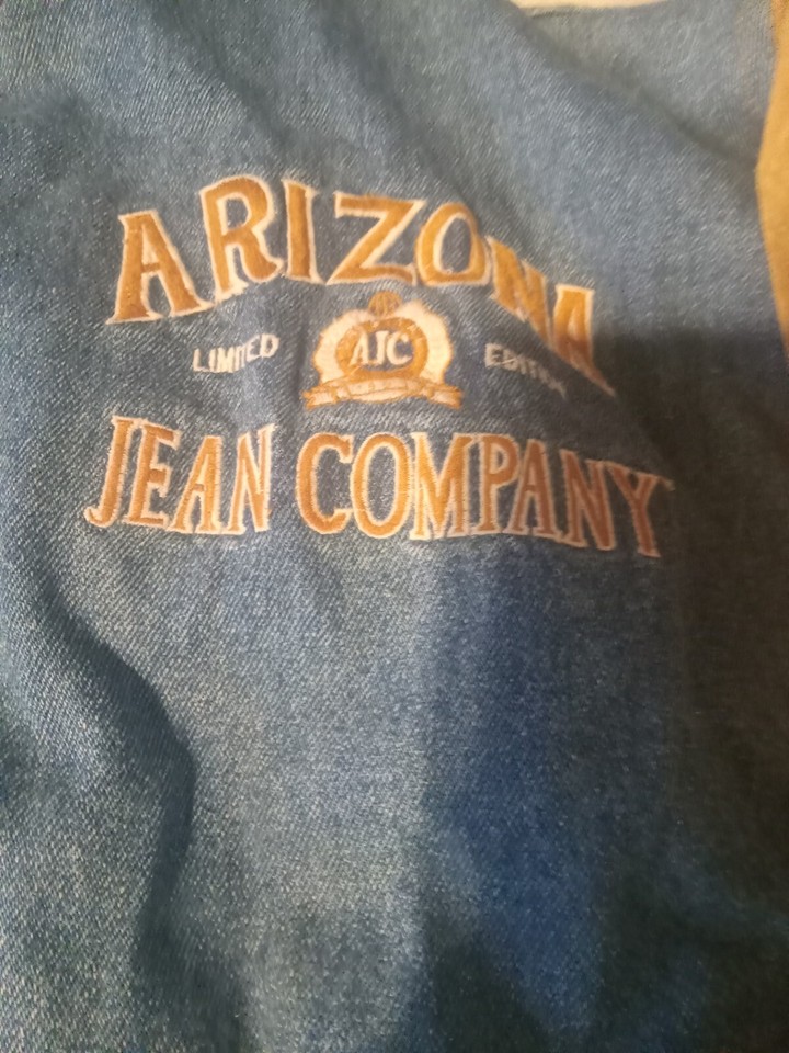 Men's Arizona Jean Co. Limited Edition Jacket with Suede Sleeves- Large ...