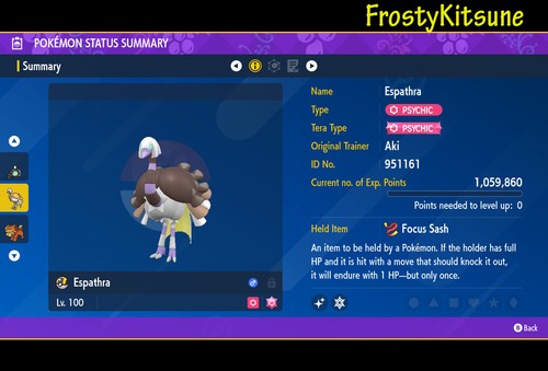 6IV Espathra / Flittle Shiny & Non-Shiny Pokemon Scarlet & Violet | eBay
