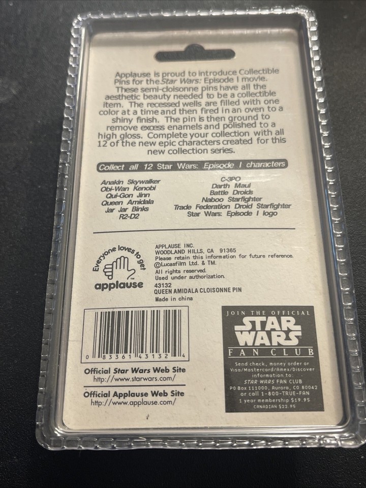 Applause Levitating Queen Amidala's Royal Starship Pin from Star Wars ...