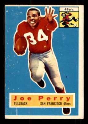 1956 Topps Football Joe Perry #110 VG+ *2 | eBay