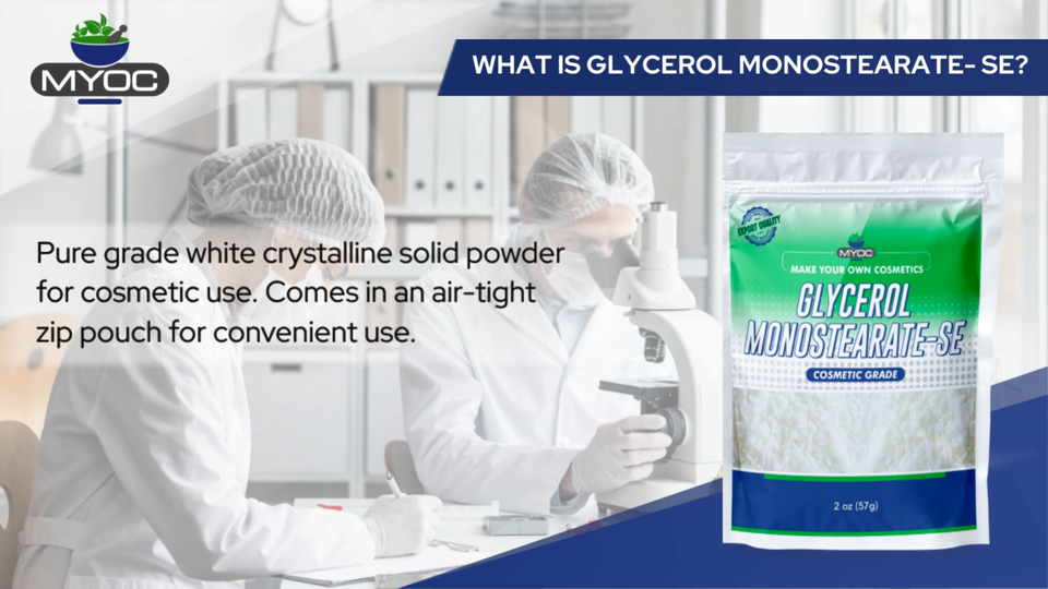 MYOC Glycerol Monostearate SE Powder - Emulsifier Thickener DIY ...
