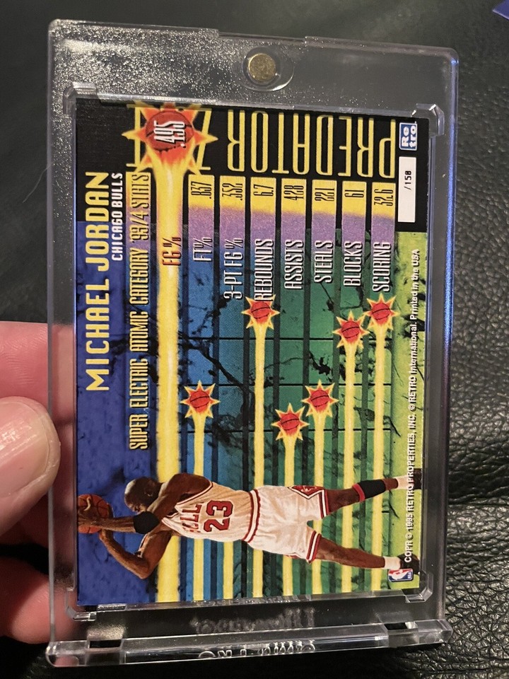 Michael Jordan Fan Made Card “power Predator” New! /150 | eBay
