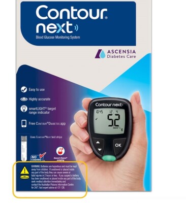 New Contour Next Blood Glucose Meter,Test Strips,Lancing Device ...