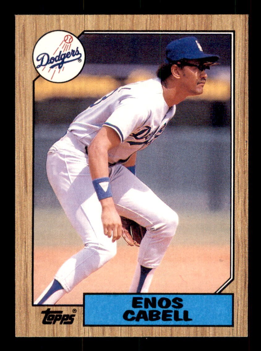 1987 Topps Baseball #509 Enos Cabell NM or better *ca1 | eBay