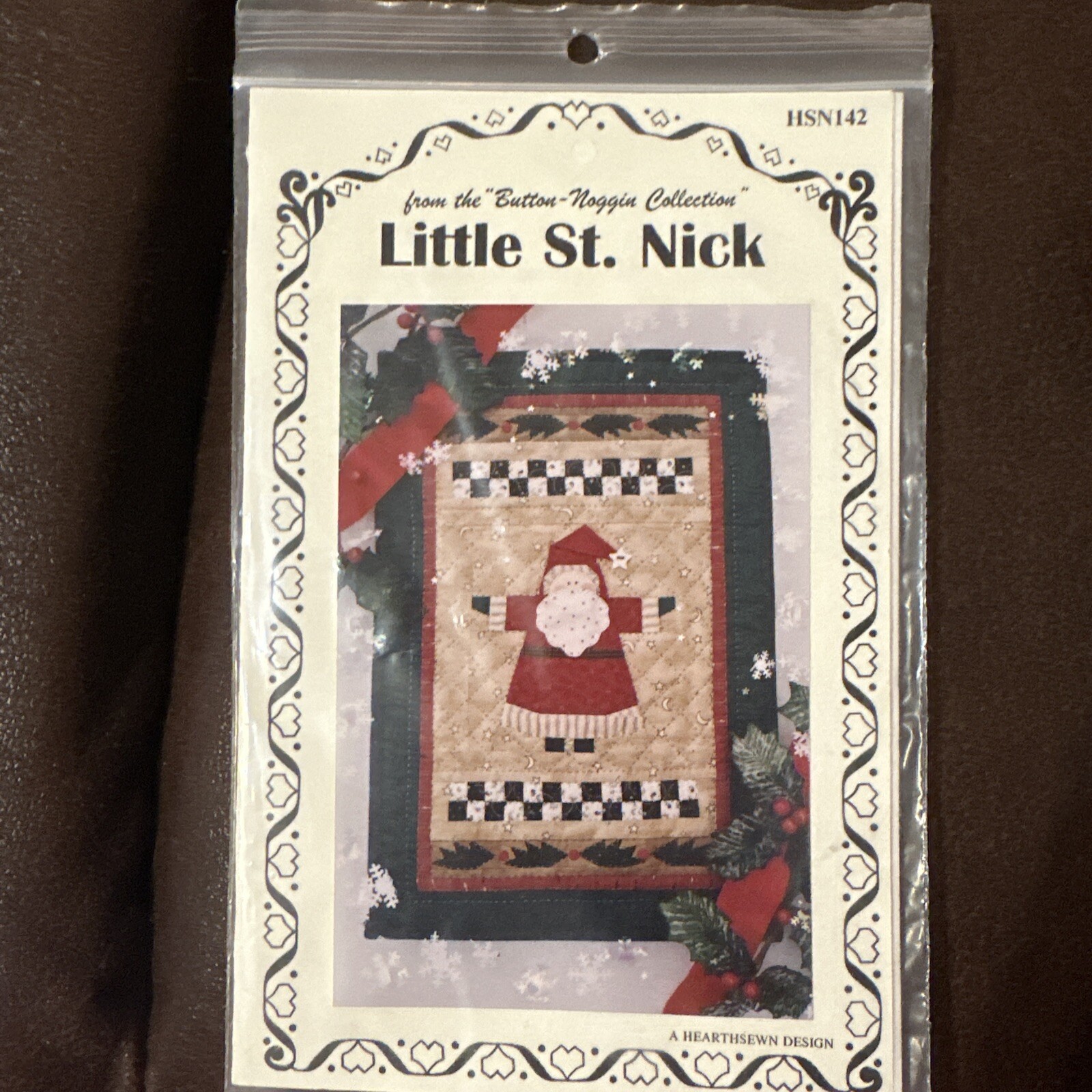 Little St. Nick from the “Button- Noggin Collection” Quilt Pattern | eBay