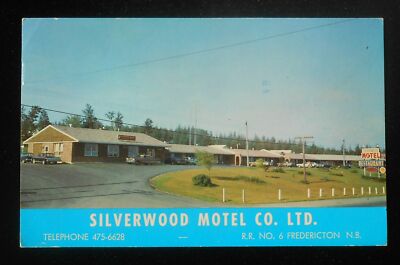 1960s Silverwood Motel Co. Restaurant R. O. Loring Old Cars Fredericton ...