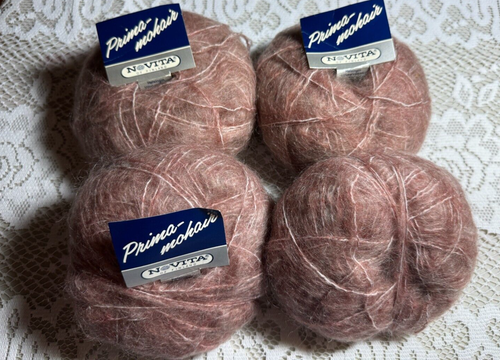Rare NOVITA Prima Mohair Mix Yarn 4 Balls Finland 1.75 oz 145 yds ...