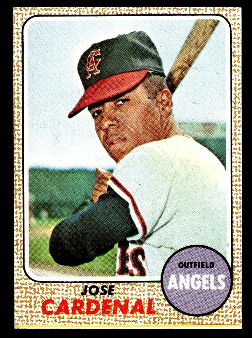 1968 Topps #102 Jose Cardenal California Angels | eBay