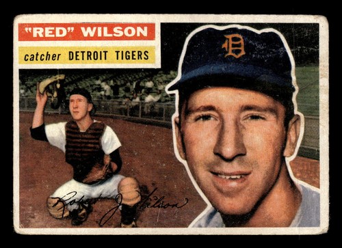 Red Wilson 1956 Topps #92 Detroit Tigers GD | eBay