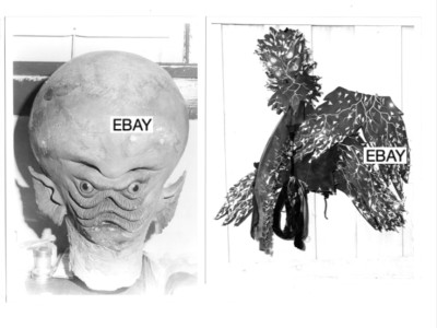 THE OUTER LIMITS 1963 SCI-FI TV PHOTOS LOT (2) BEHOLD ECK KEEPER PURPLE ...