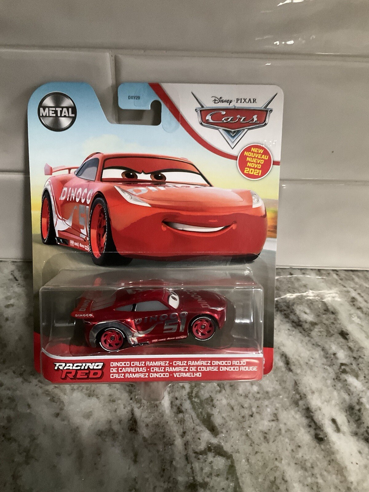 Disney Pixar Cars Racing Red Dinoco Cruz Ramirez 2021 Mattel Metal ...