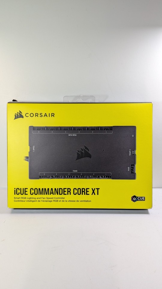 CORSAIR iCUE COMMANDER CORE XT Smart RGB Lighting and Fan Speed ...