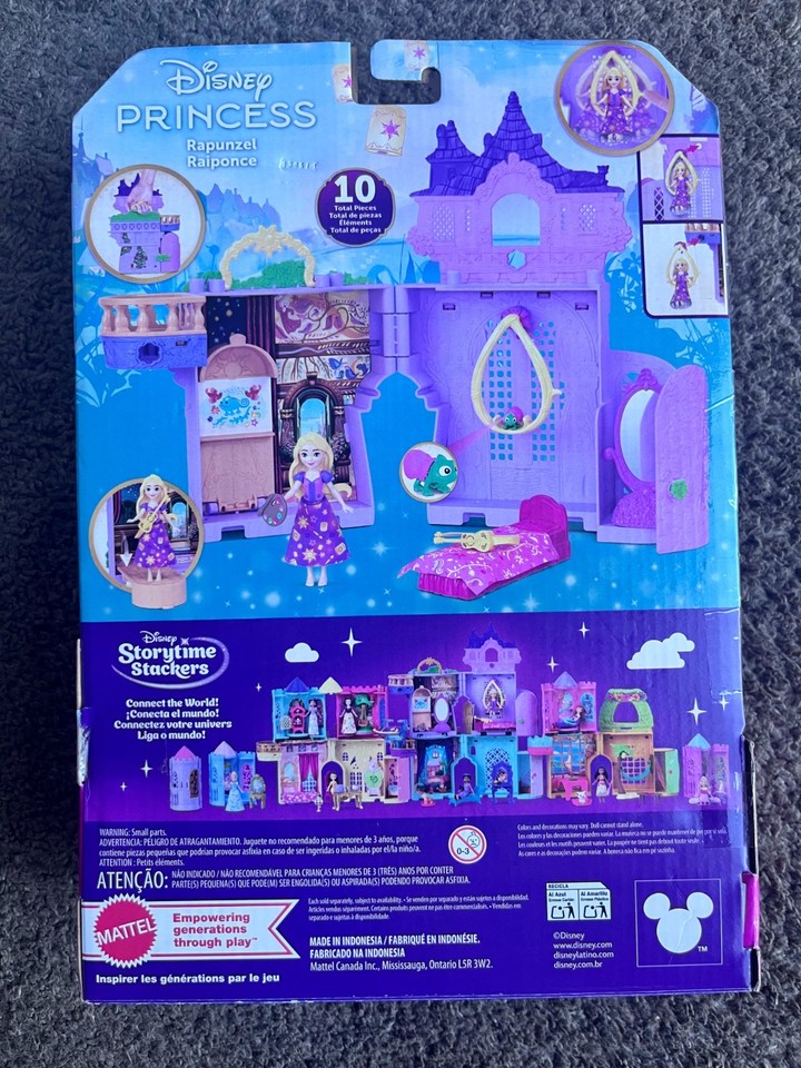 Disney Princess Rapunzel Storytime Stackers Doll House Tower & 7 ...