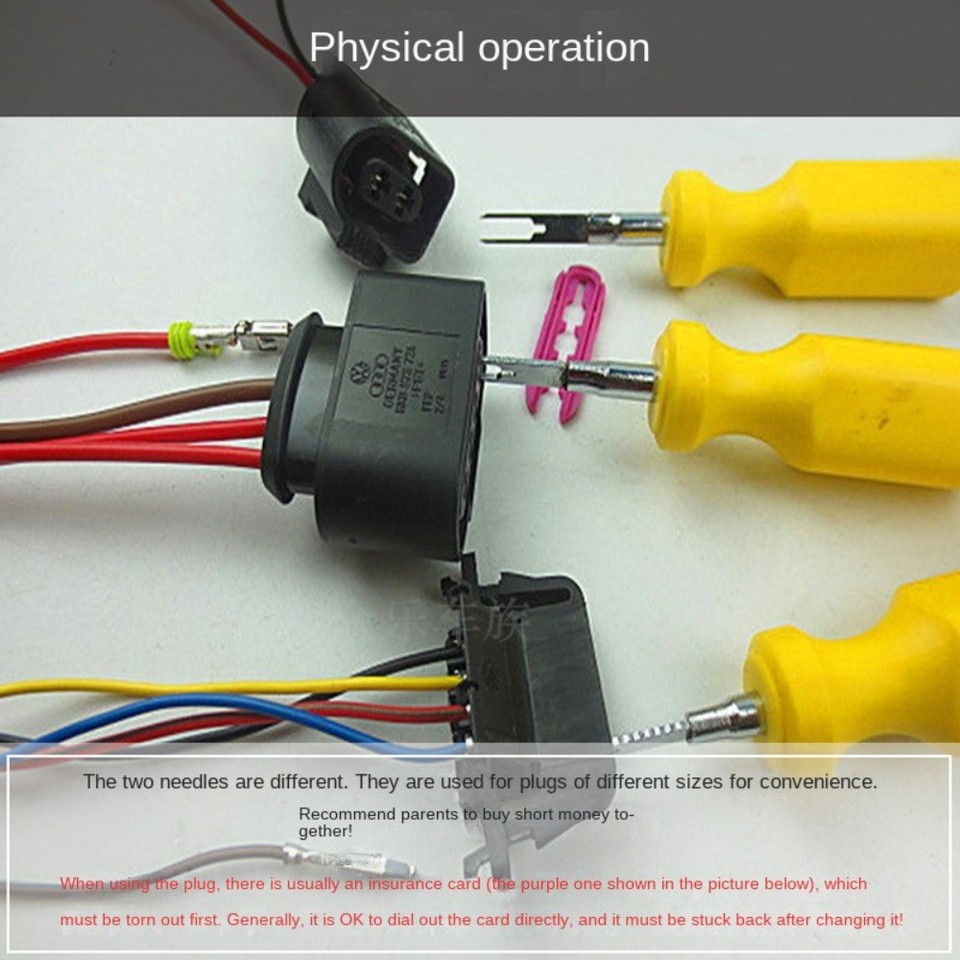 Pin Crimp Wire Crimp Connector Pin Car Terminal Removal Tool for Audi ...
