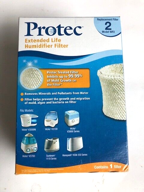 Protec Humidifier Filter WF2 - Vicks, Sunbeam, Honeywell, Enviracare ...