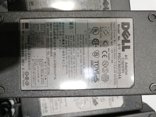 Lot of 9 Dell AC Ad-421a Psc-30p04a Adapters - Used, Scratched, Active ...