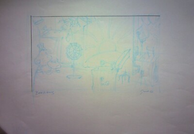 BONKERS 1993 Production SIGNED Dennis Greco Hand Drawn Background ...