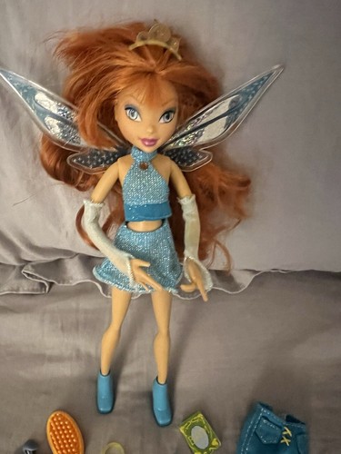 RARE BLOOM Of Winx Club 🦋 Magically Light Up Wings. Mattel G4388 2004 ...