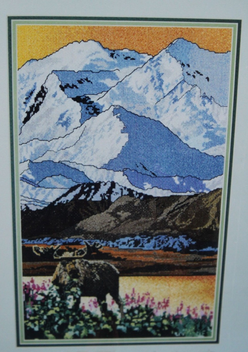 Embroidery Design Mountains Alaska Anabella's Needleart A Country