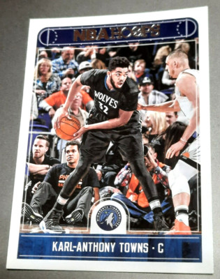 KARL ANTHONY-TOWNS KAT-2017 PANINI NBA HOOPS 🏀 BASKETBALL CARD ...